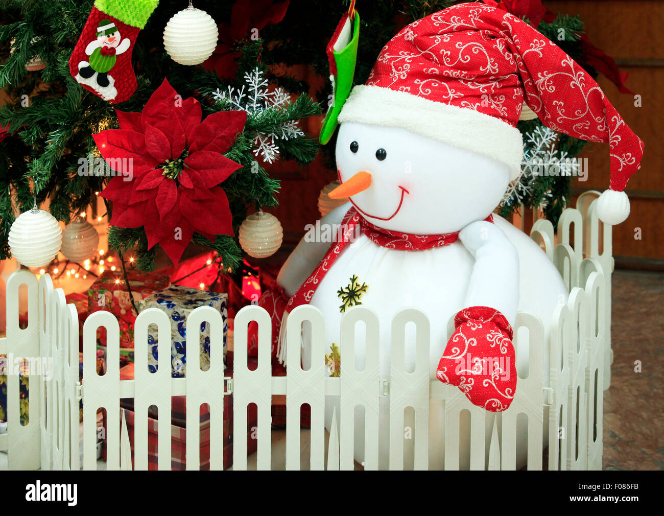 Toy of the snowman Stock Photo - Alamy