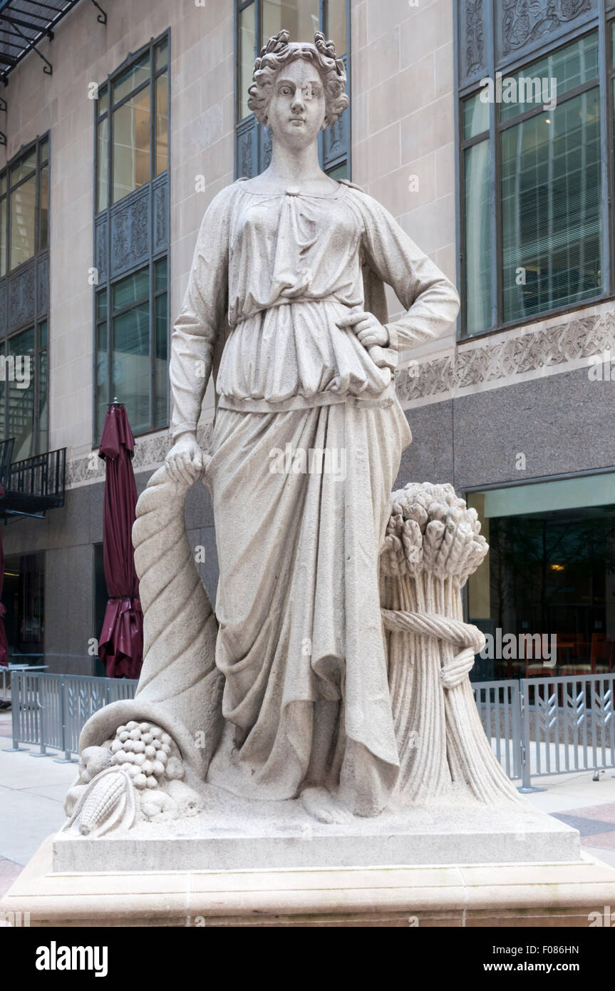 Statue agriculture chicago hi-res stock photography and images - Alamy