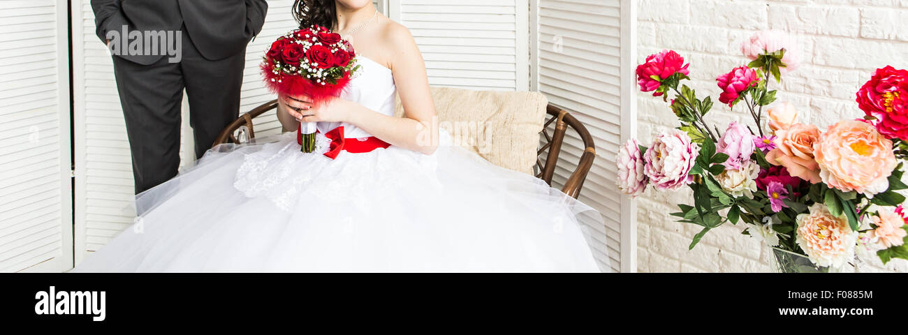 Groom and bride. Wedding couple Stock Photo - Alamy