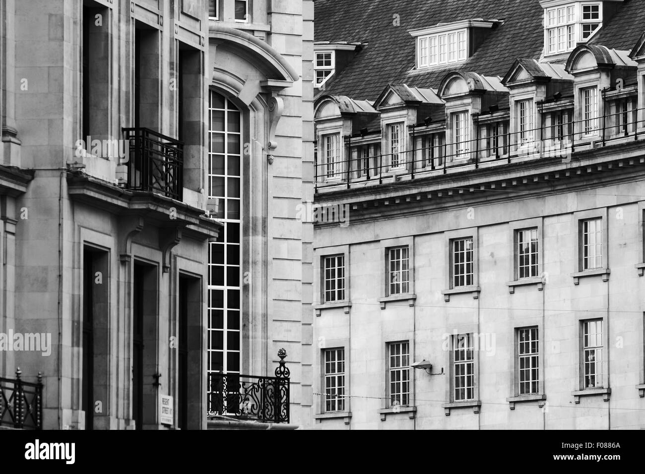 Regent street buildings Black and White Stock Photos & Images - Alamy