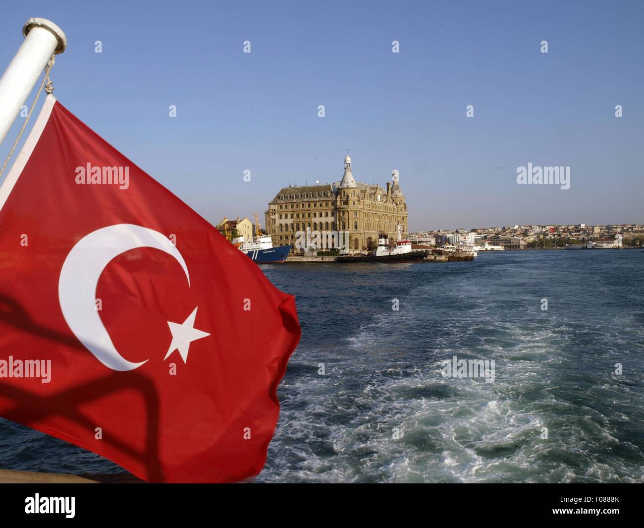 Flags on ferry hi-res stock photography and images - Alamy