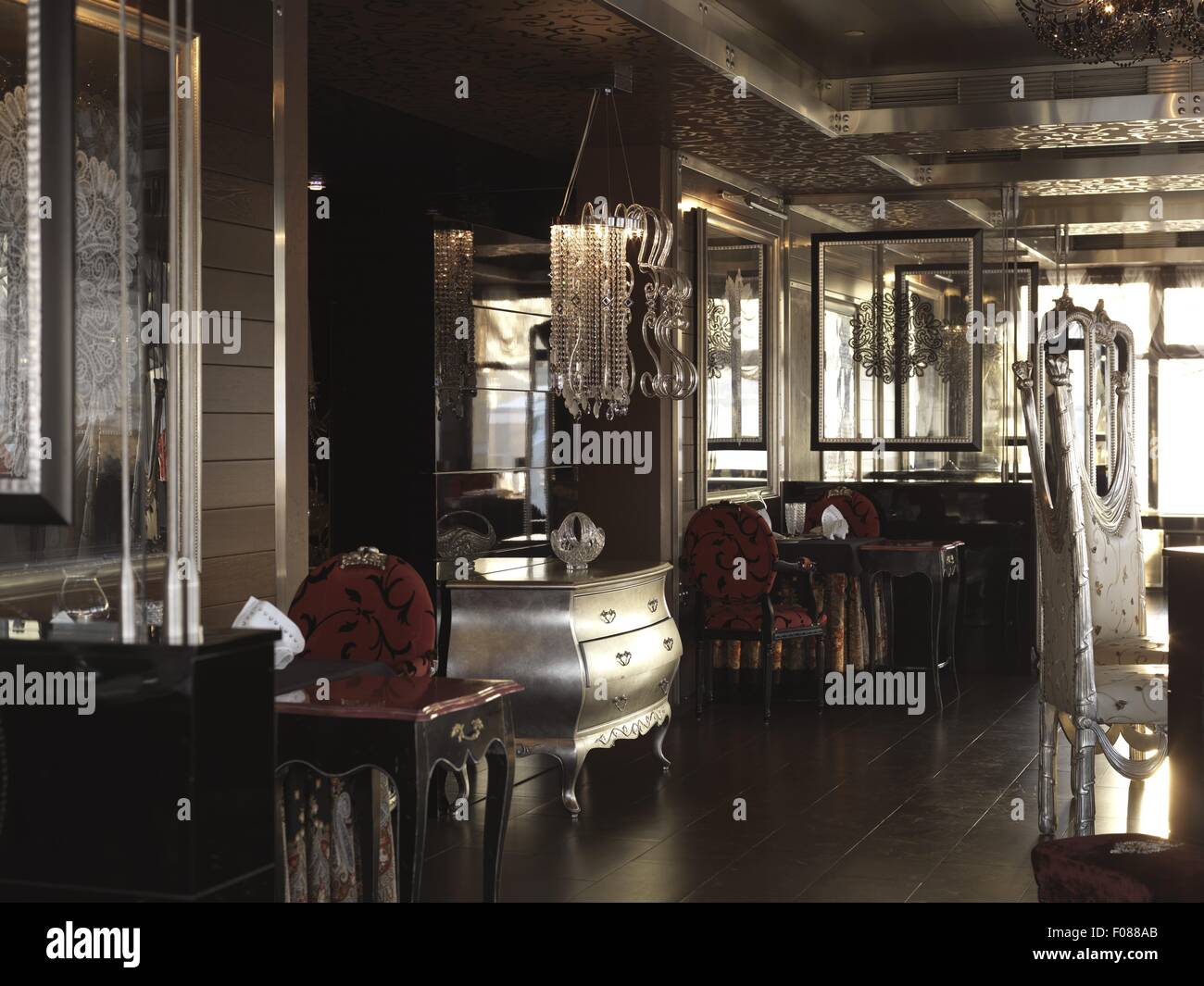 Russian style restaurant hi-res stock photography and images - Alamy