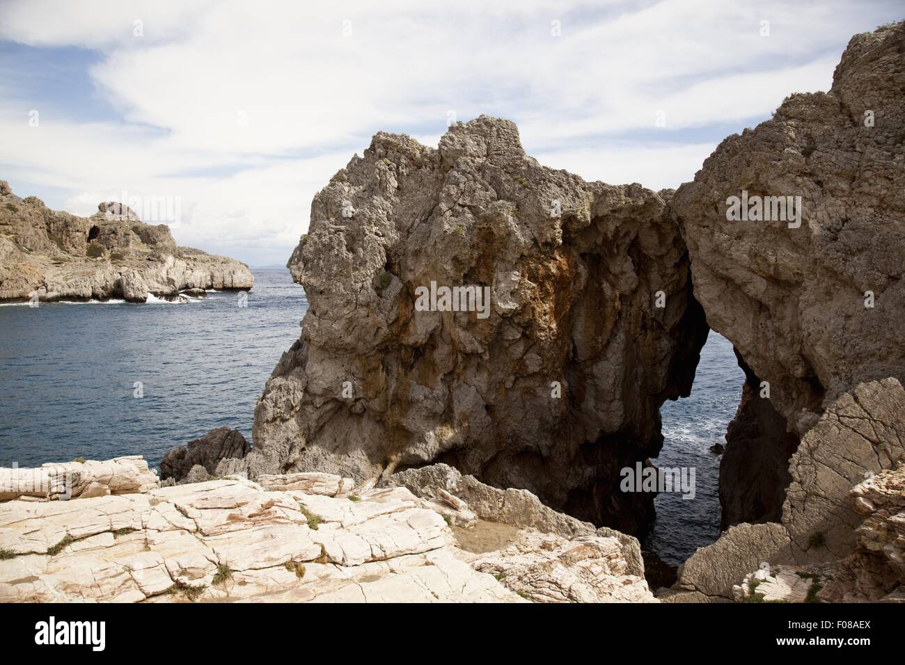 Rock formation on coast, Agios Pavlos, Crete, Greece Stock Photo - Alamy