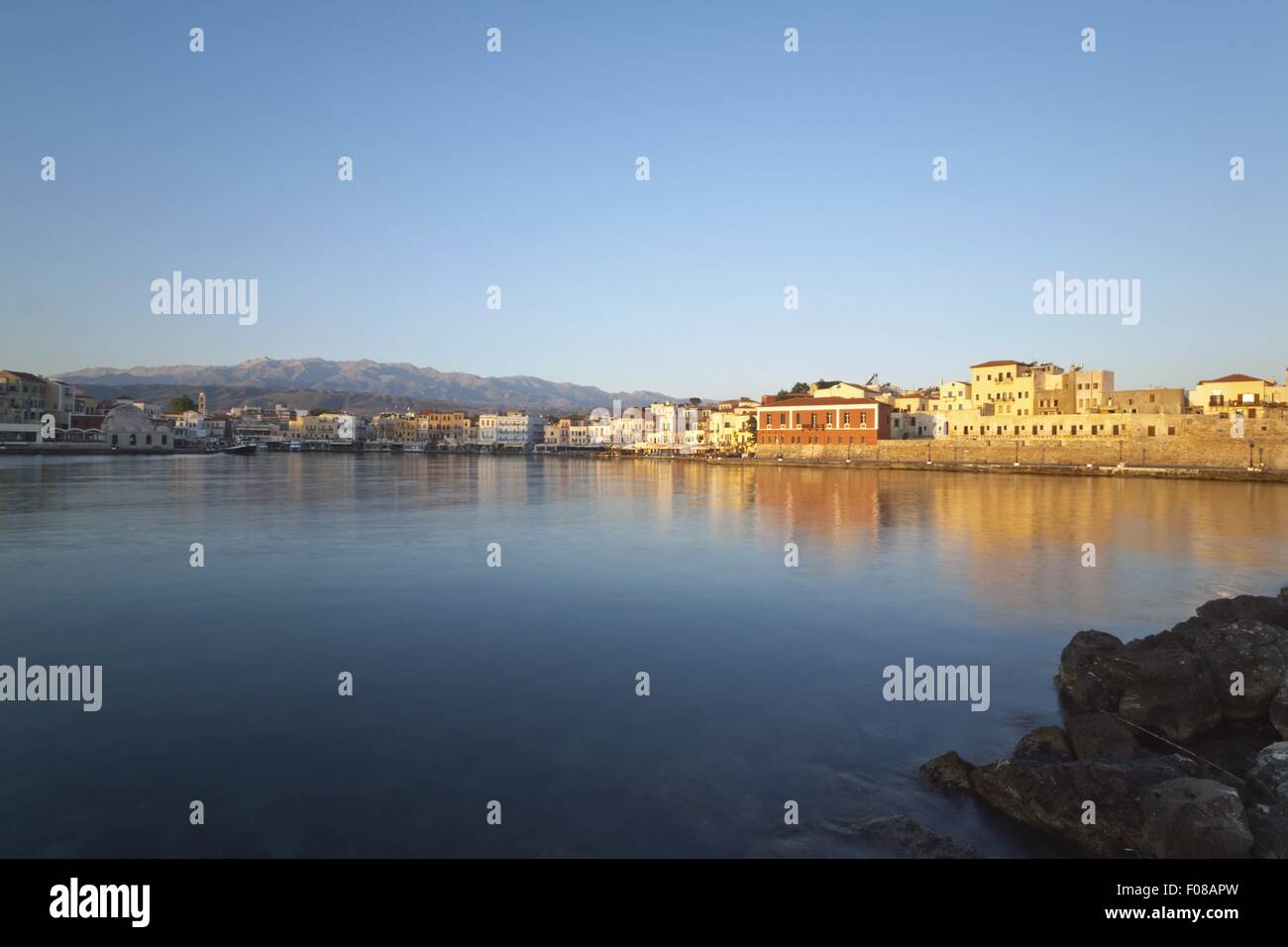 Chania city cityscape country typical crete hi-res stock photography ...