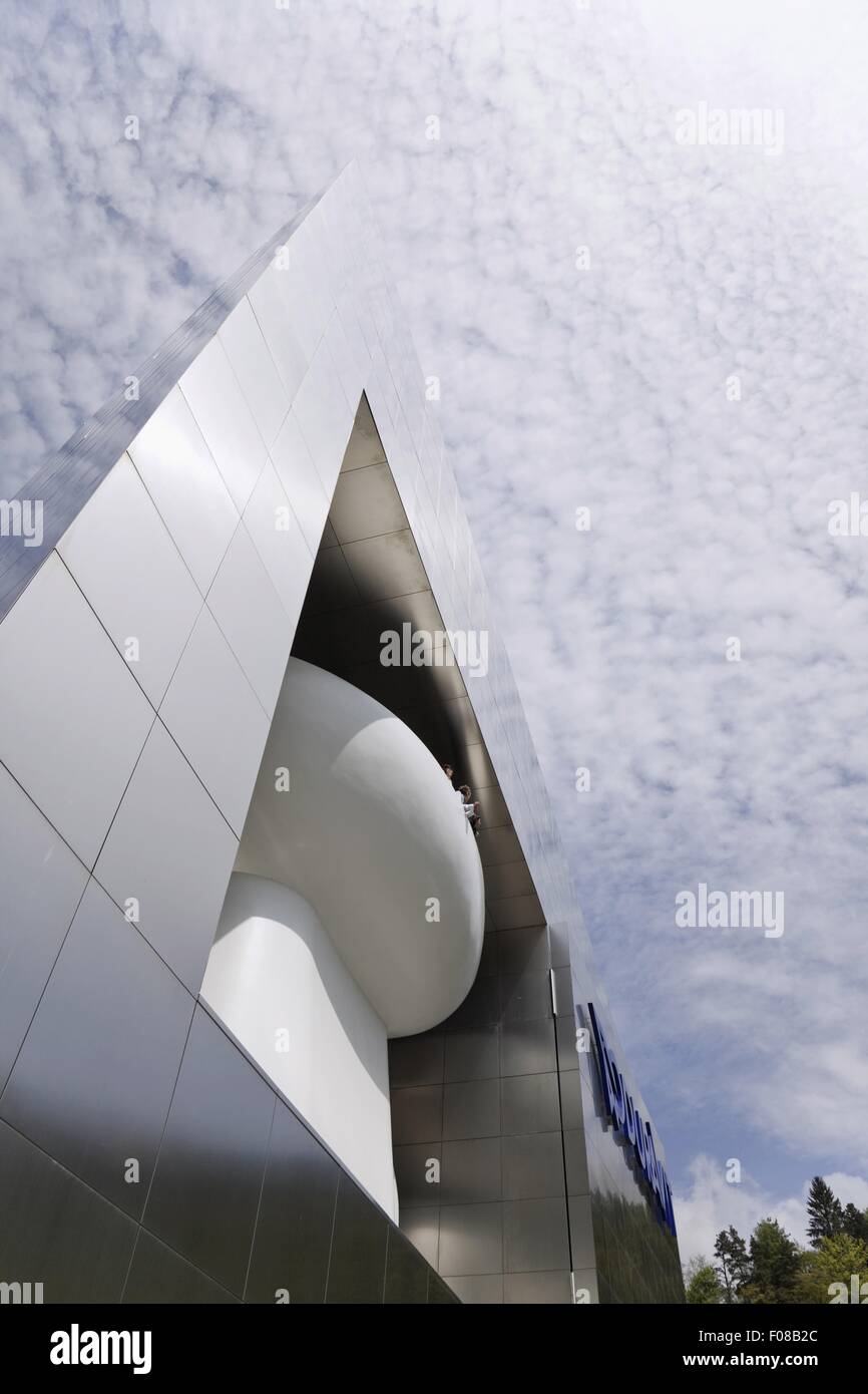 Building of Duravit in Hornberg, Black Forest, Germany, low angle view ...