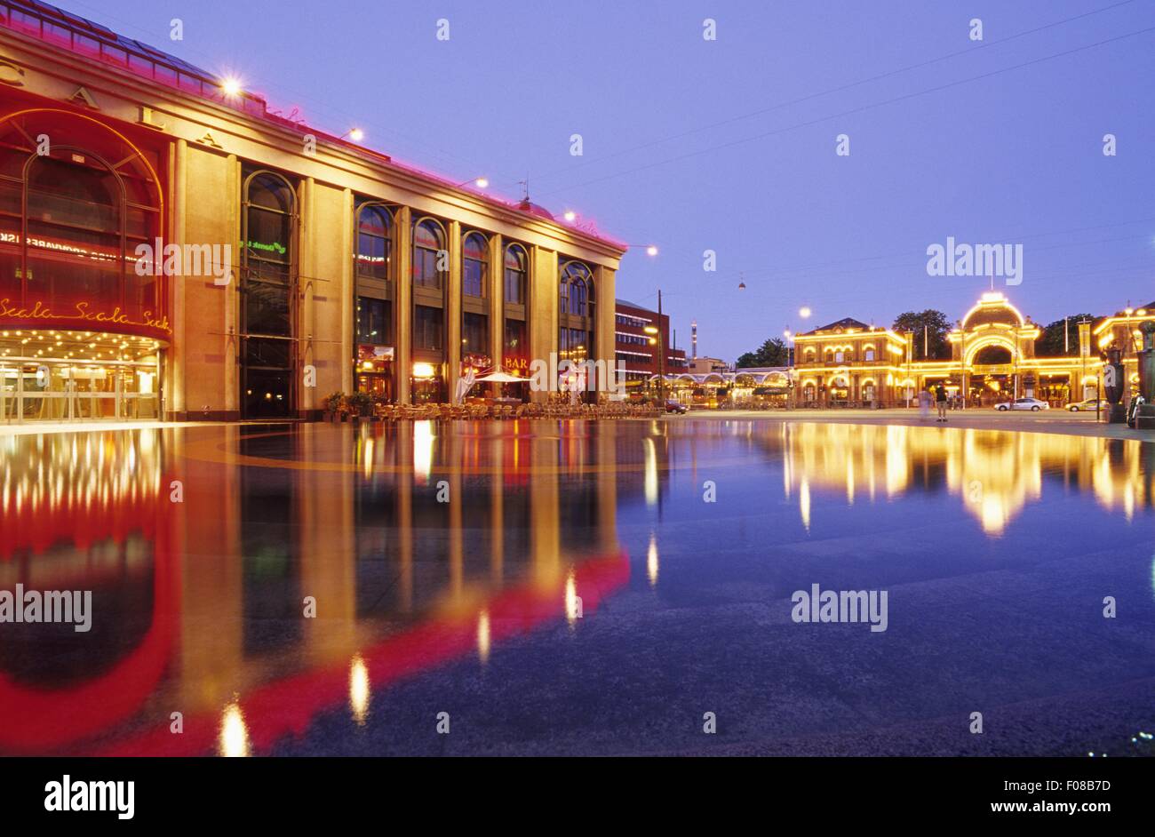 View of Tivoli at Axeltorv, Copenhagen, Denmark Stock Photo - Alamy