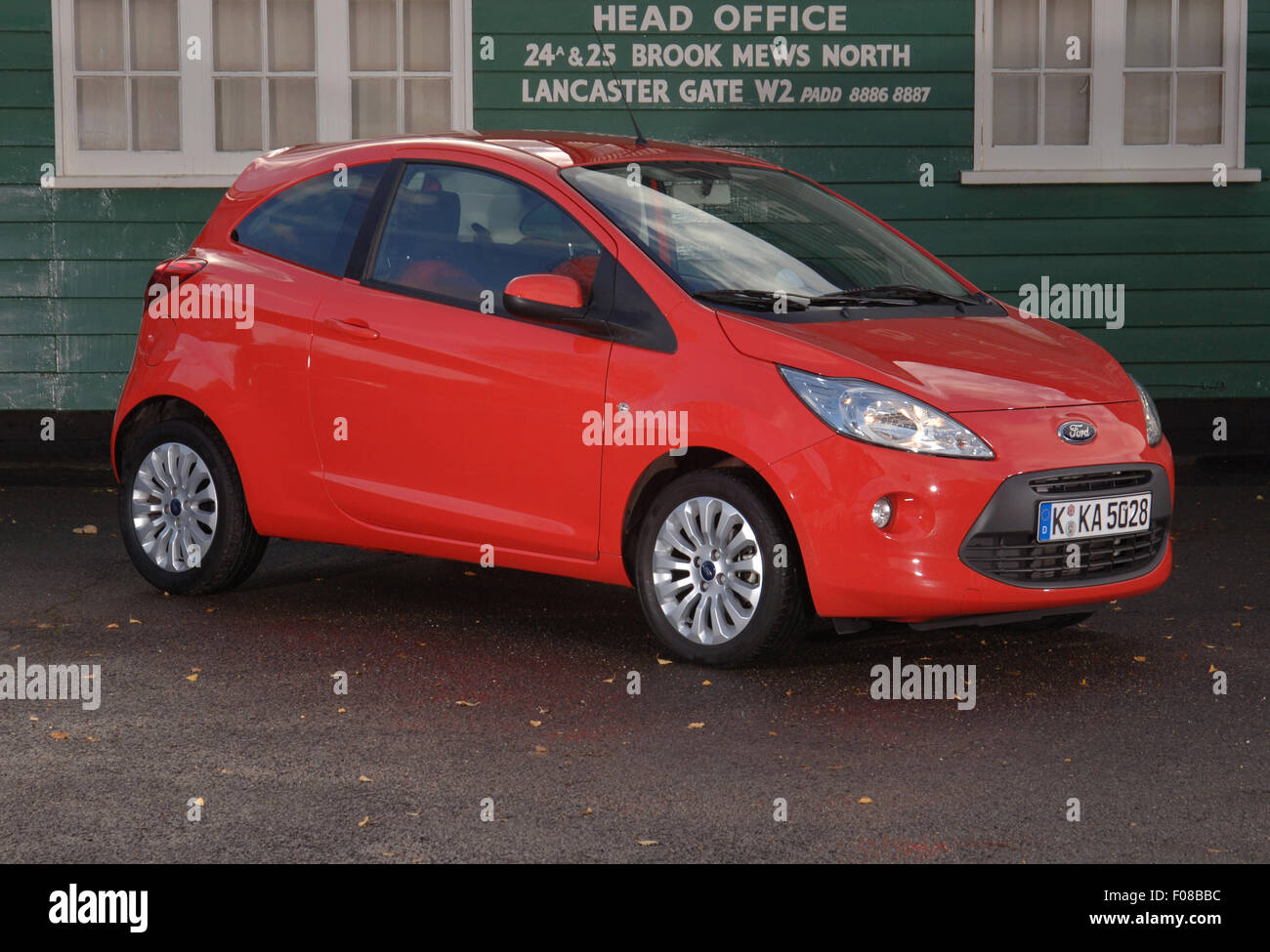 2008 Ford Ka sub compact car 2nd generation Stock Photo - Alamy