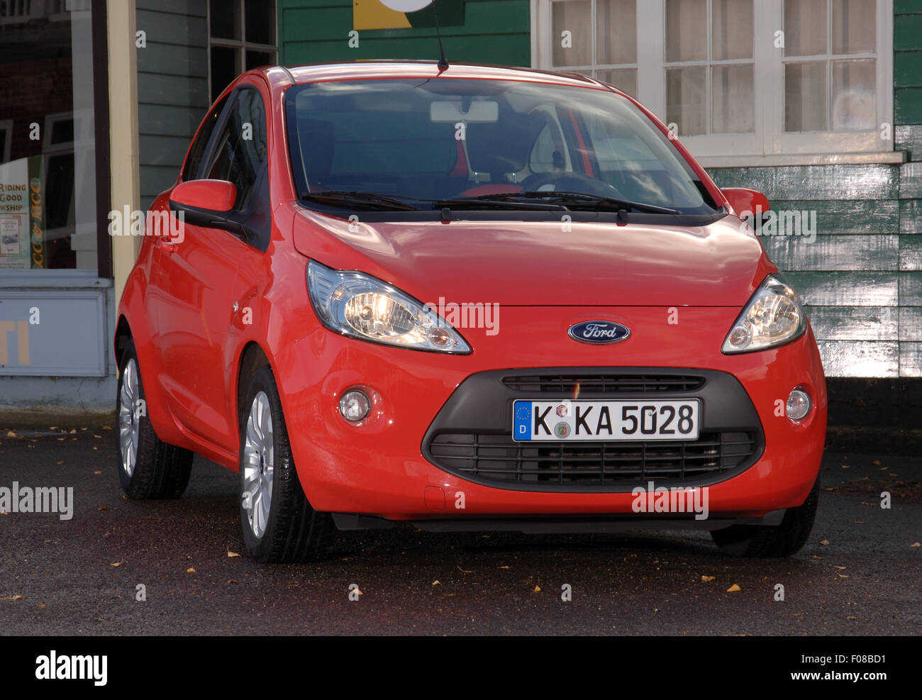 2008 Ford Ka sub compact car 2nd generation Stock Photo - Alamy