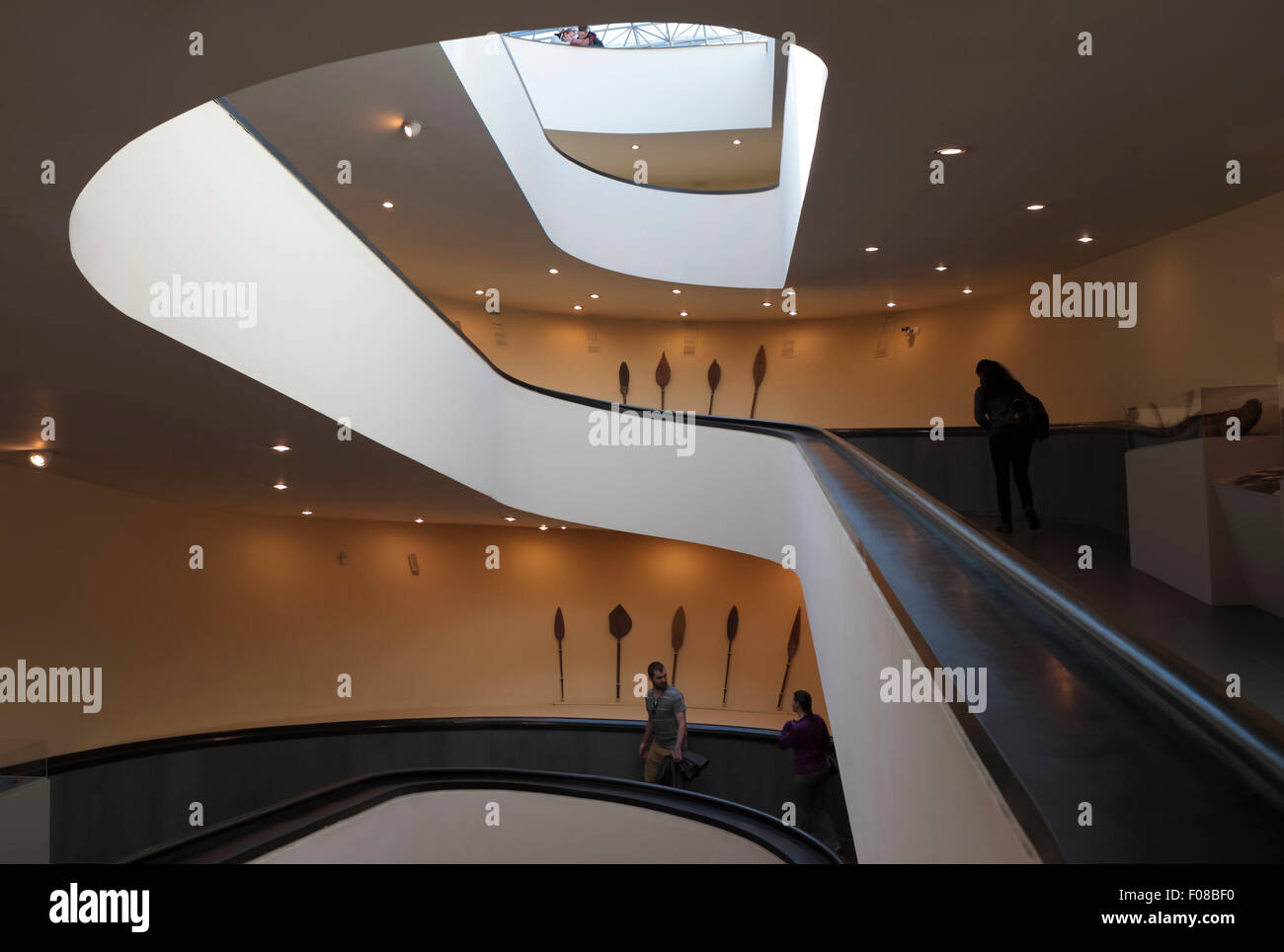 Oval ramp walkway. Vatican Museums and Gardens, Vatican City, Rome ...