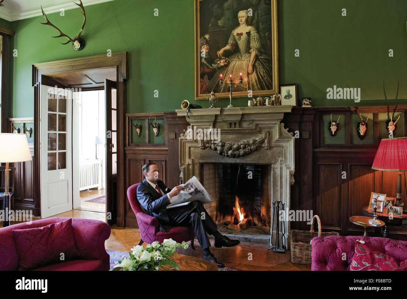 Neuschwanstein castle inside hi-res stock photography and images - Alamy