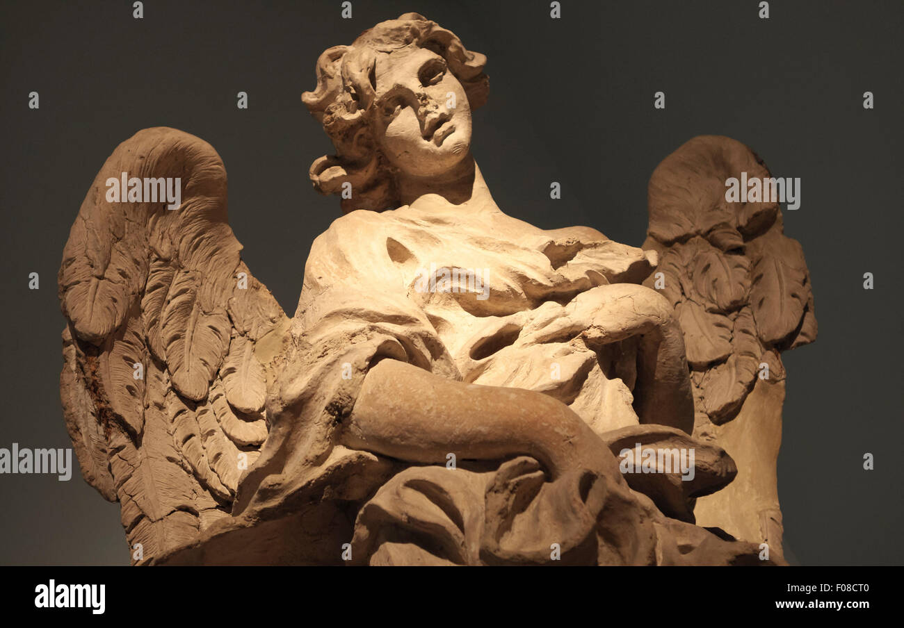 Clay and straw moulds of Bernini’s Angels. Vatican Museums and Gardens ...