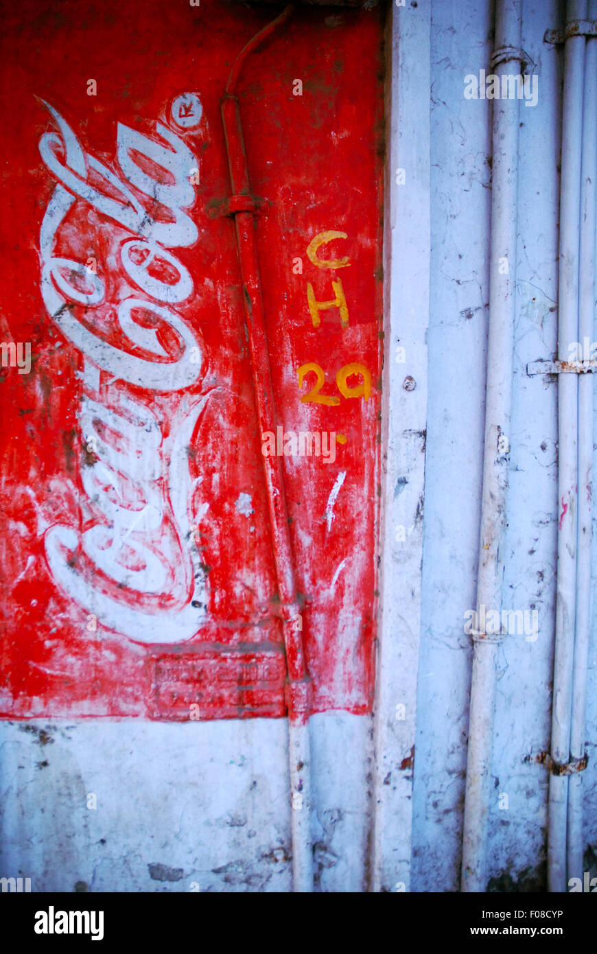 Coca cola india street hi-res stock photography and images - Alamy