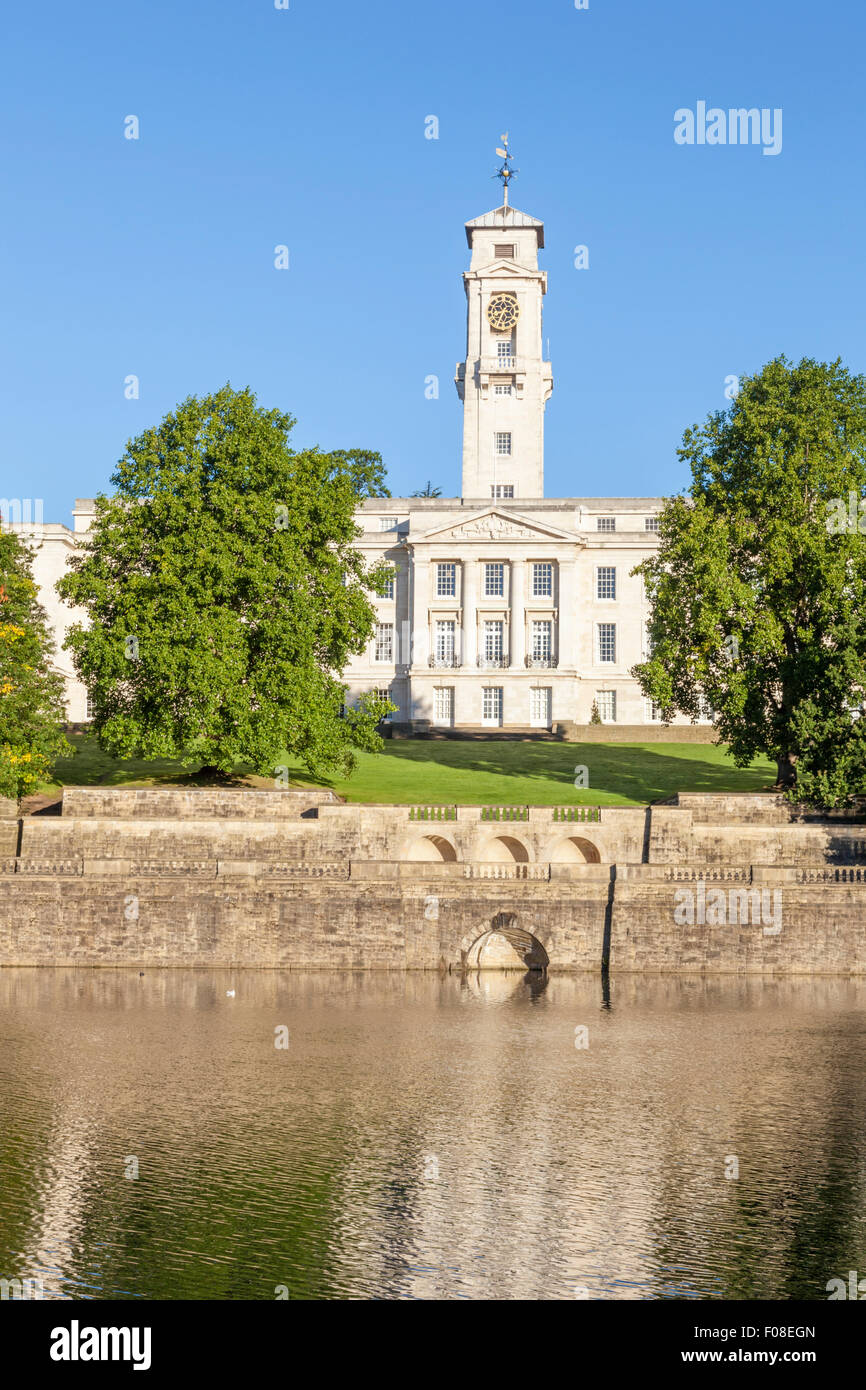 Trent Building, Nottingham University overlooking Highfields Lake ...