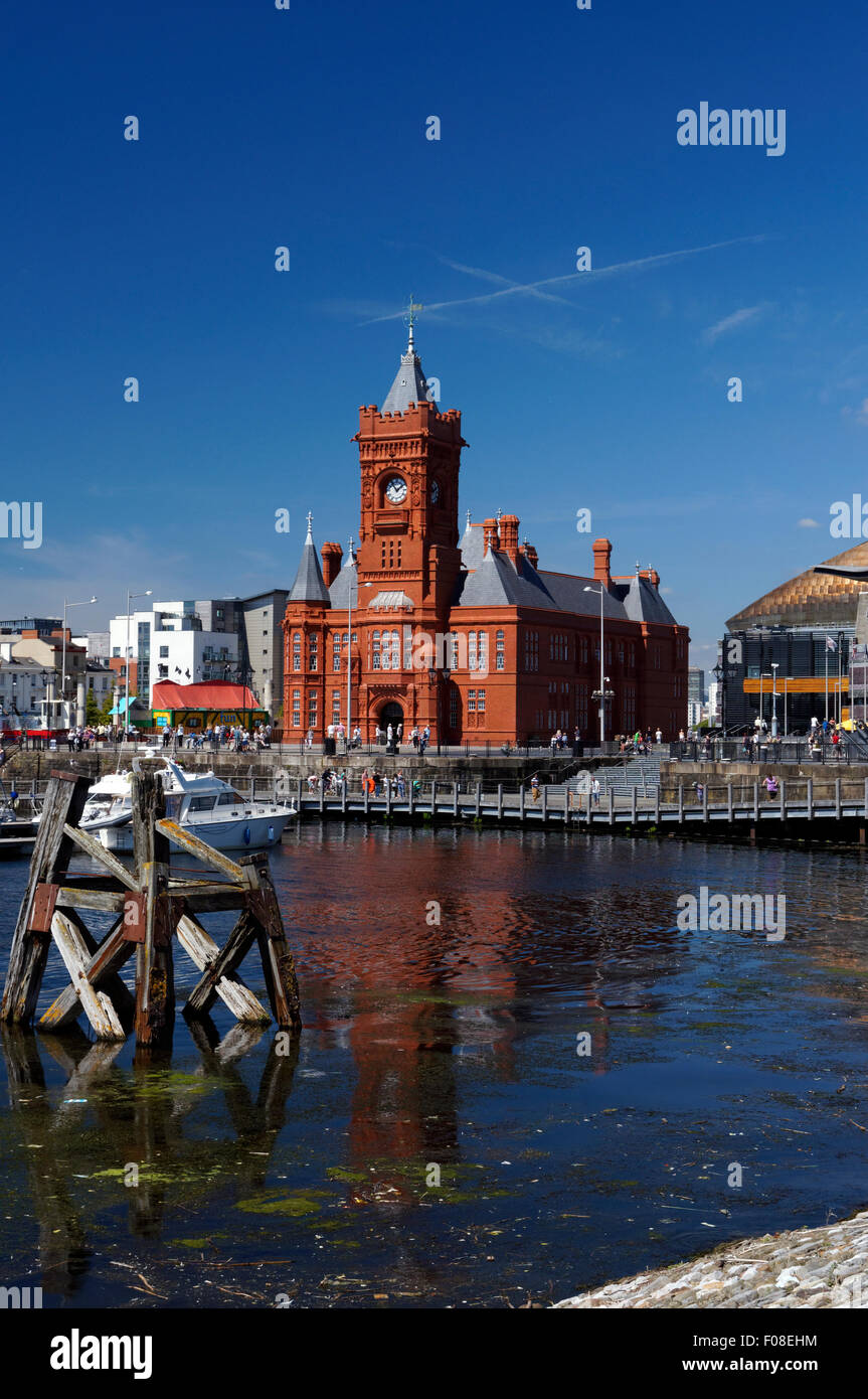 Victorian Pierhead Building, Cardiff Bay, Cardiff, Wales, UK Stock ...