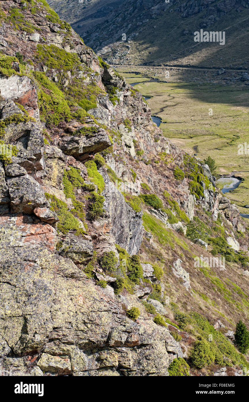 Parc Naturel Regional des Pyrenees Ariegeoises. Auzat Vicdessos Valley ...