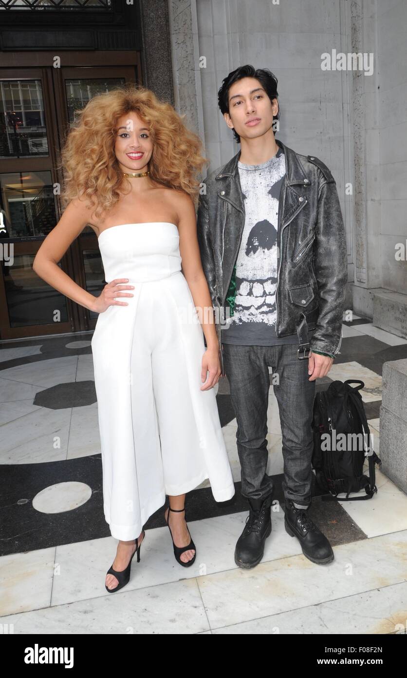 Jillian Hervey, Lucas Goodman of the band Lion Babe leaving the Sunday ...