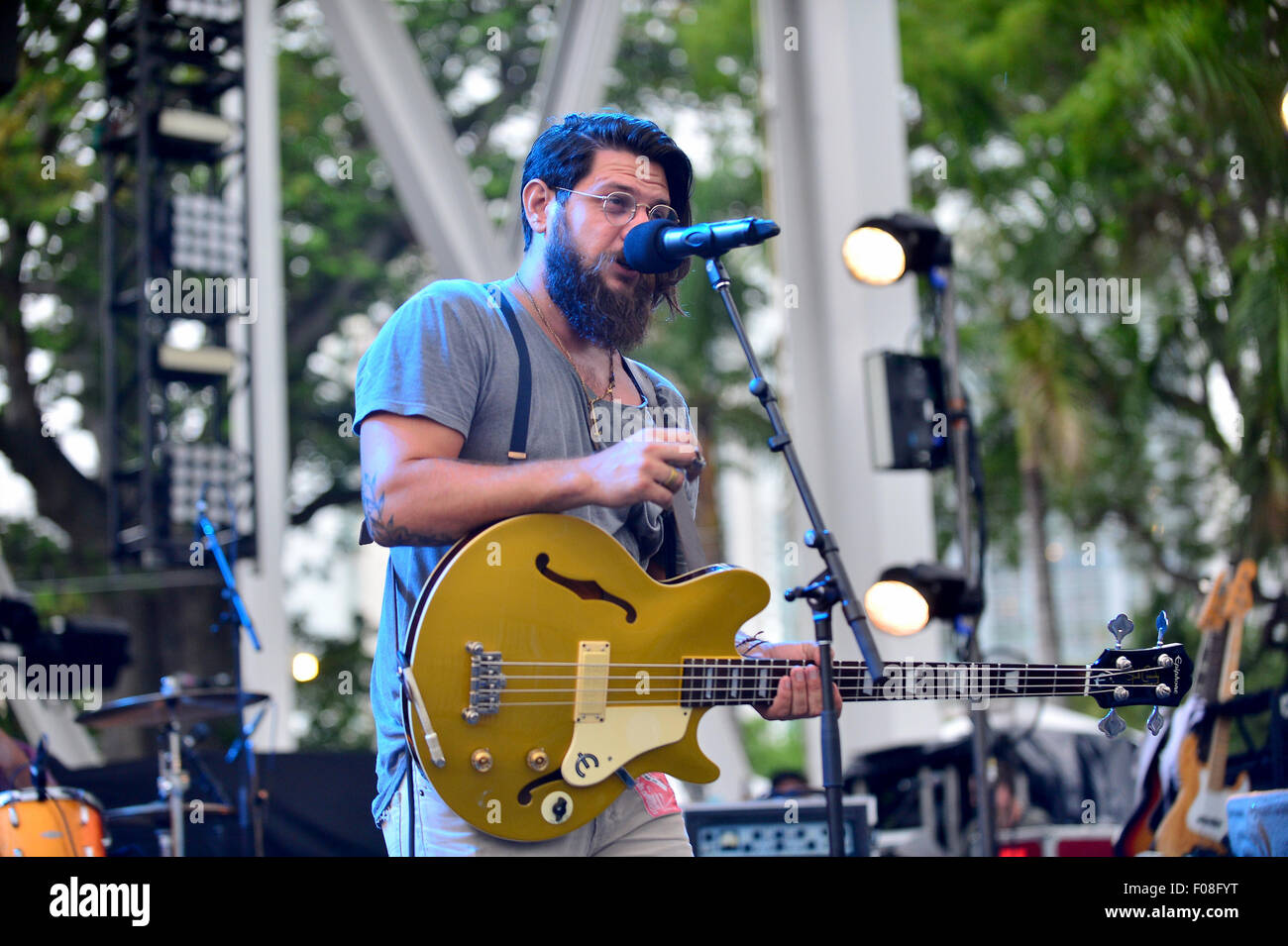 The Band Kids perfoming live on stage at Bayfront Park Amphitheatre ...