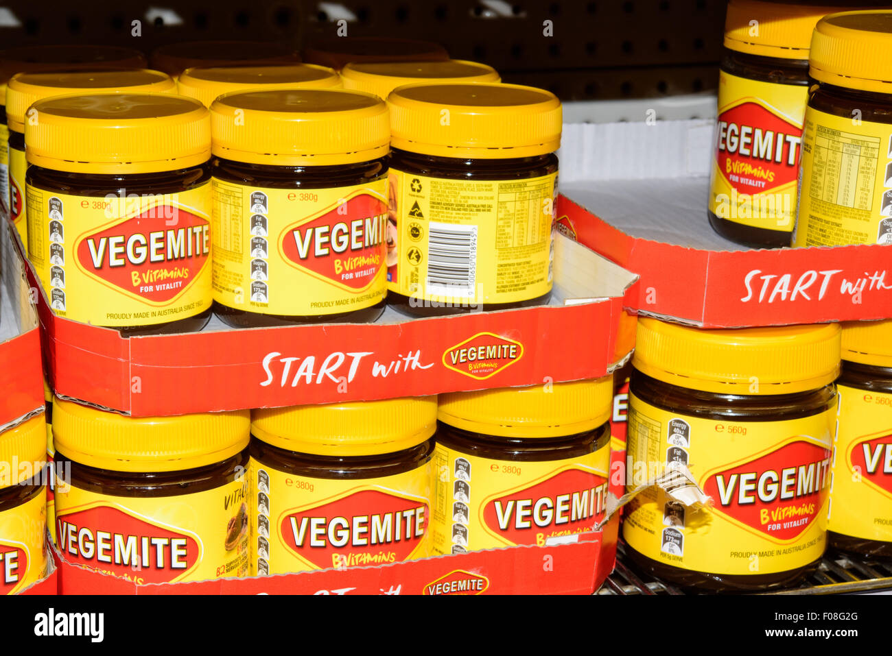 Vegemite Jars on sale Stock Photo - Alamy