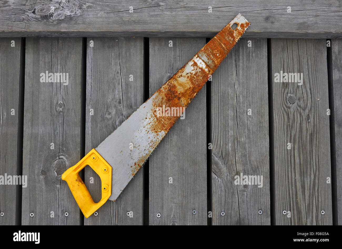 Rusty saw hi-res stock photography and images - Alamy