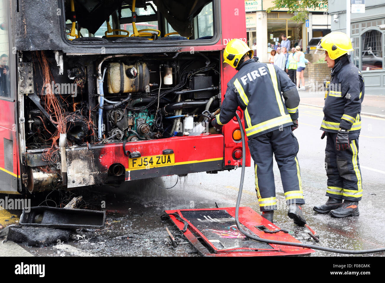 Bus fire hi-res stock photography and images - Alamy