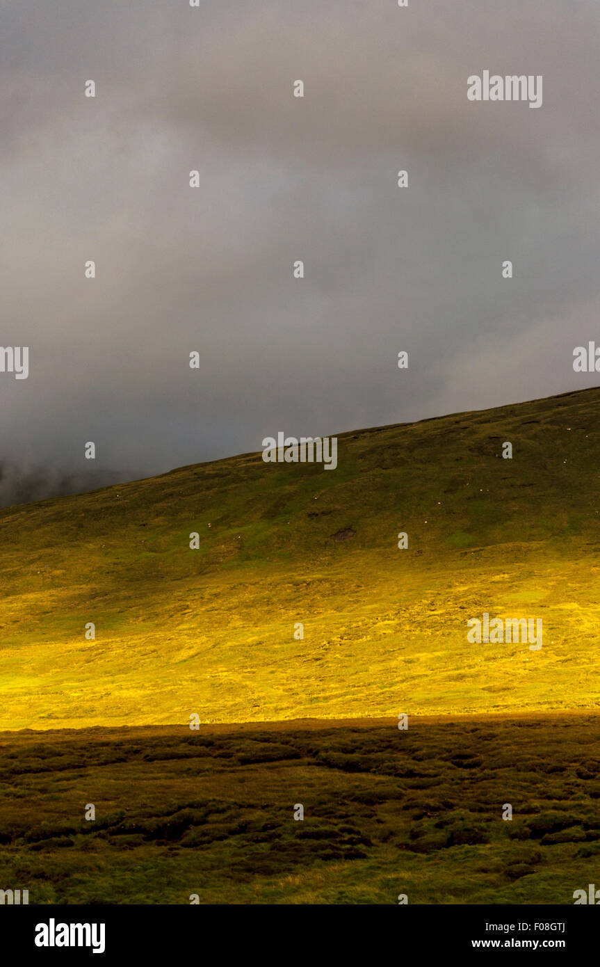 Bog and hills at Crove, County Donegal, Ireland Stock Photo - Alamy