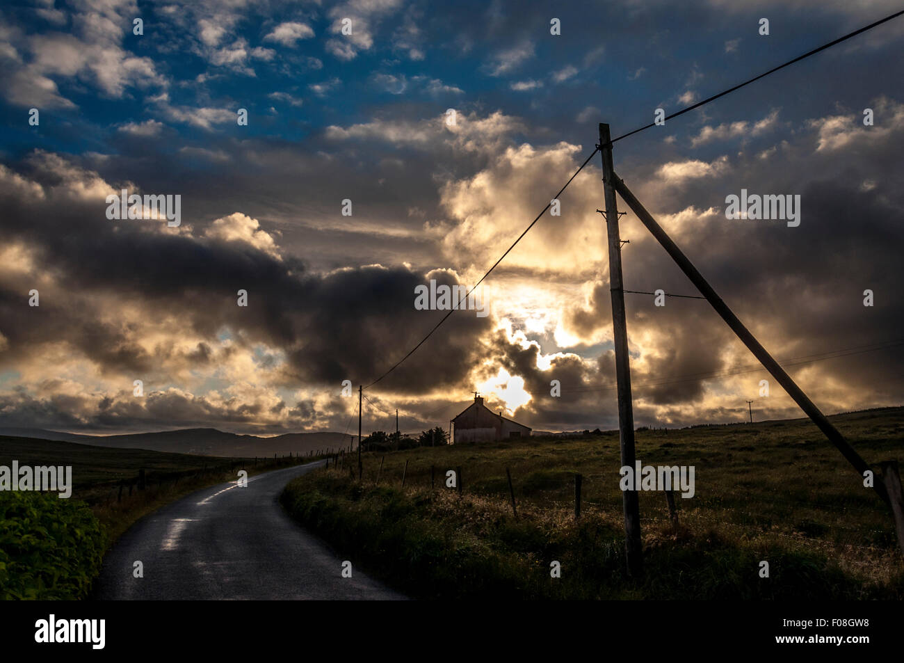 Donegal ireland map hi-res stock photography and images - Alamy