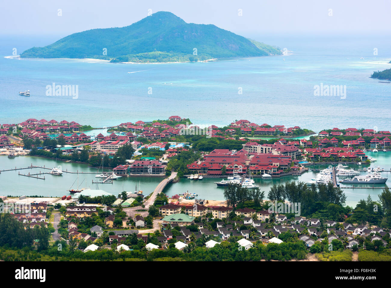 Seychelles aerial hi-res stock photography and images - Alamy