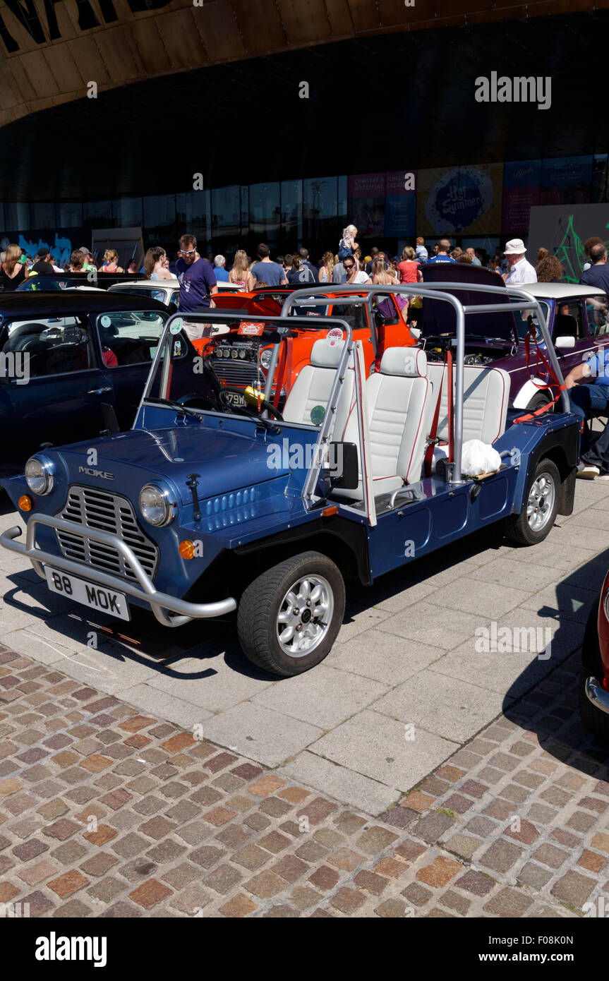 Mini Moke in the Cardiff Bay event, Cardiff Bay, Wales, UK Stock Photo ...