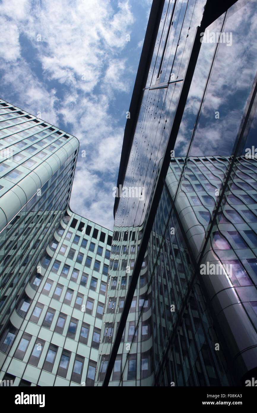 Glass facade of modern corporate buildings Stock Photo - Alamy