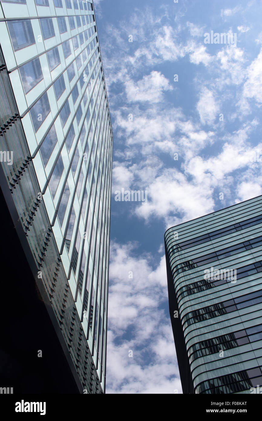 Glass facade of modern corporate buildings Stock Photo - Alamy