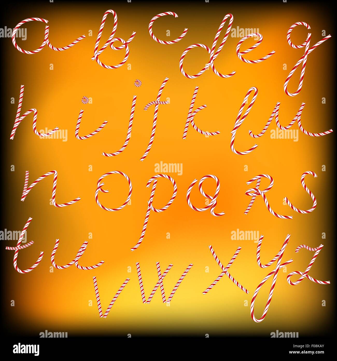 Christmas alphabet letter s Stock Vector Images - Alamy