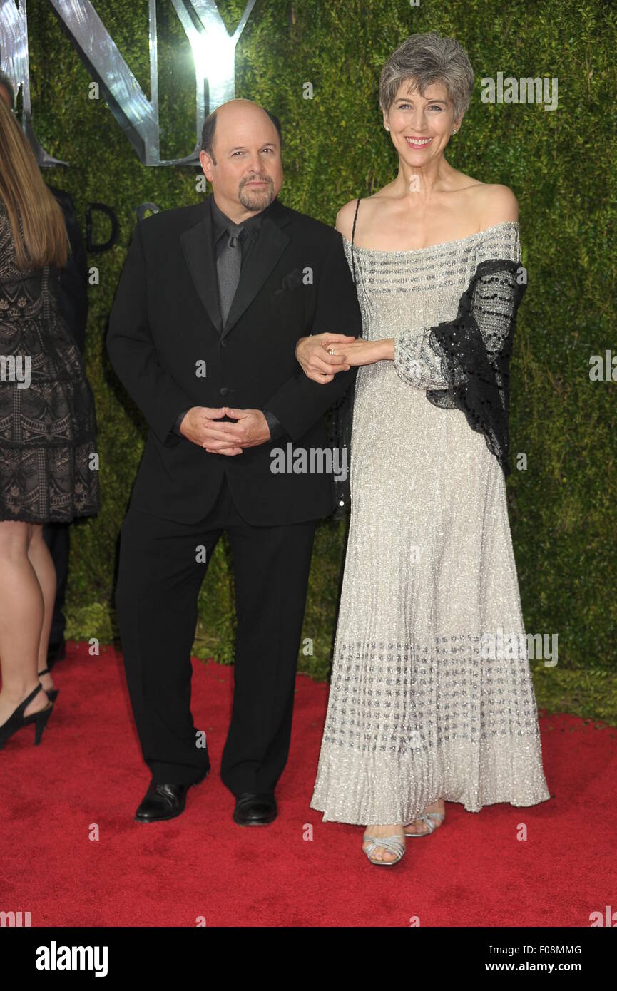 2015 Tony Awards - Red Carpet Arrivals Featuring: Jason Alexander and ...