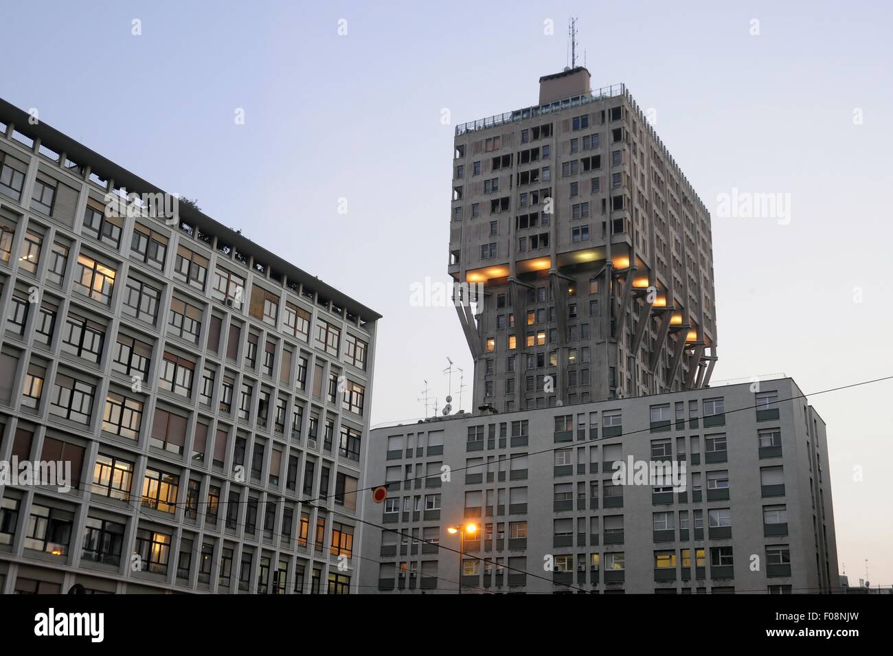 Milan, Italy, the Velasca tower Stock Photo - Alamy