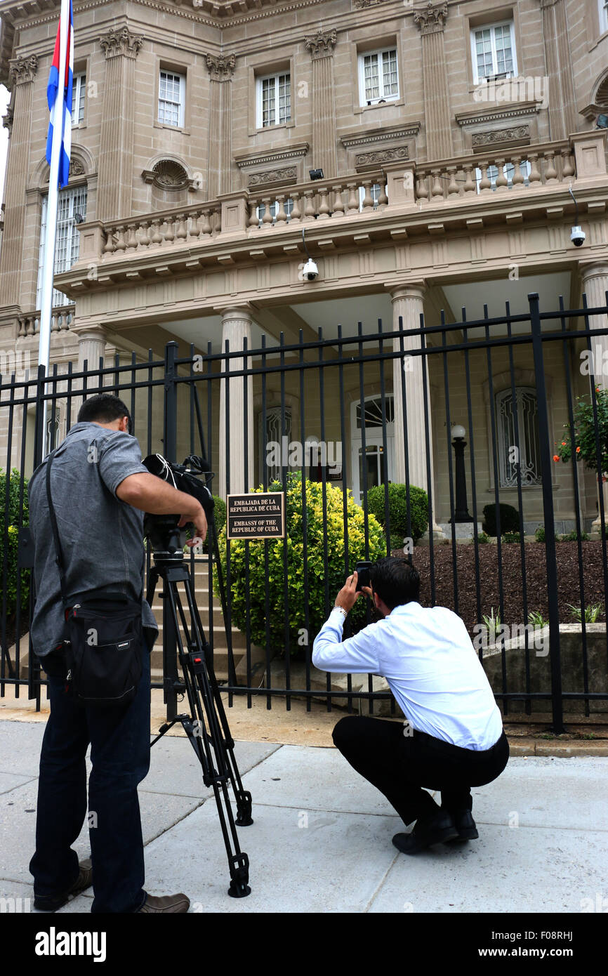 New Cuban embassy Washington D C Stock Photo - Alamy