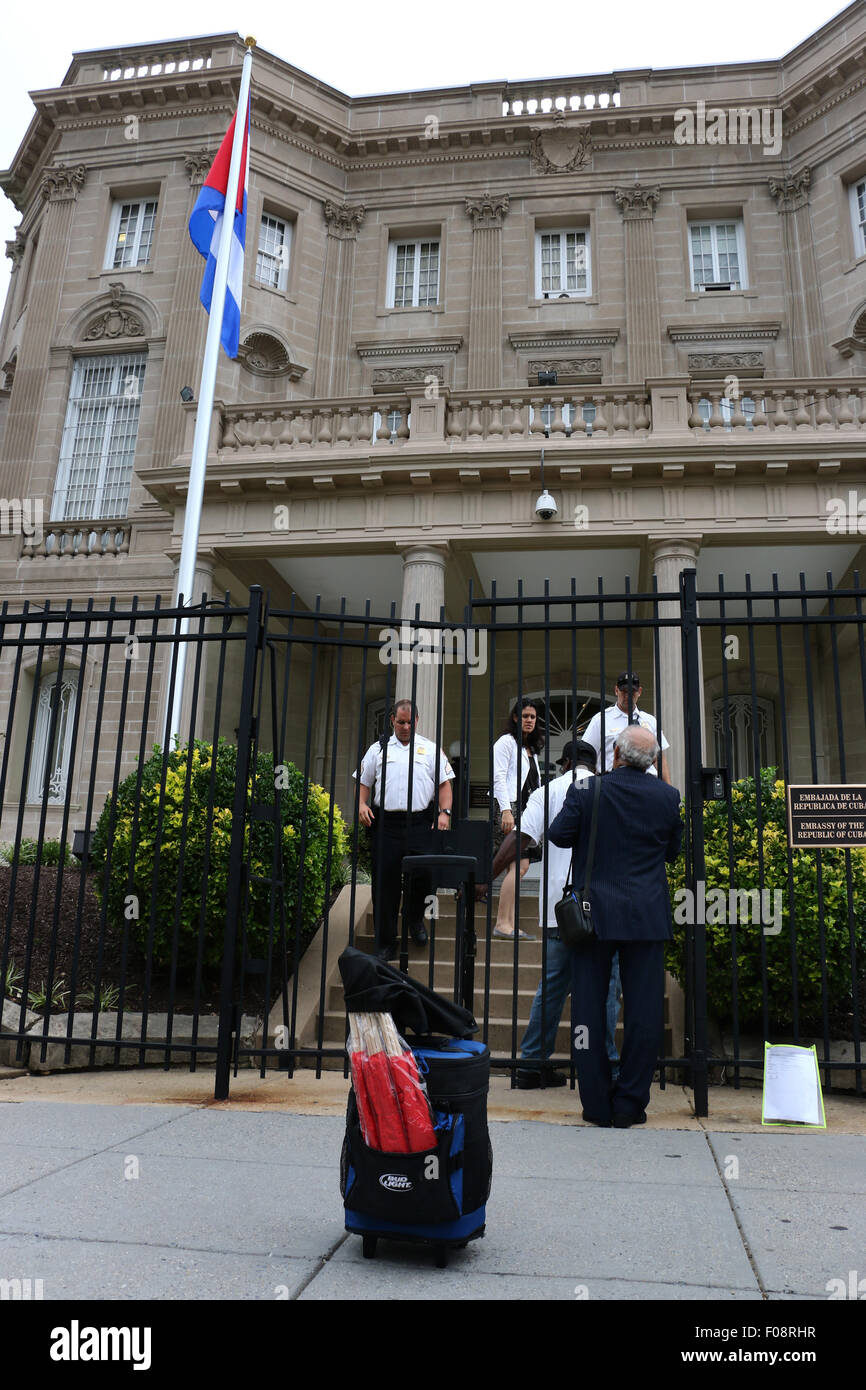 New Cuban embassy Washington D C Stock Photo - Alamy