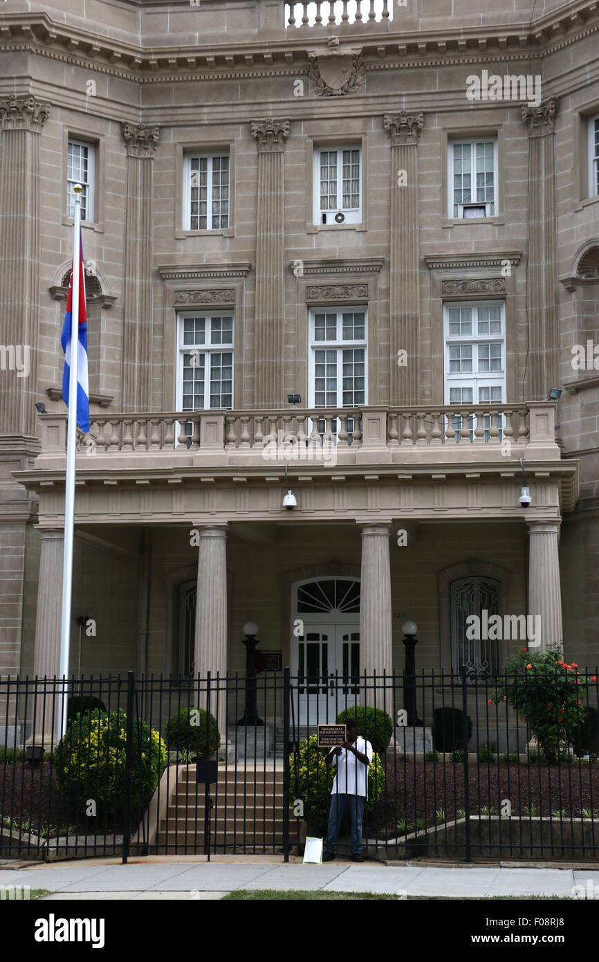New Cuban embassy Washington D C Stock Photo - Alamy