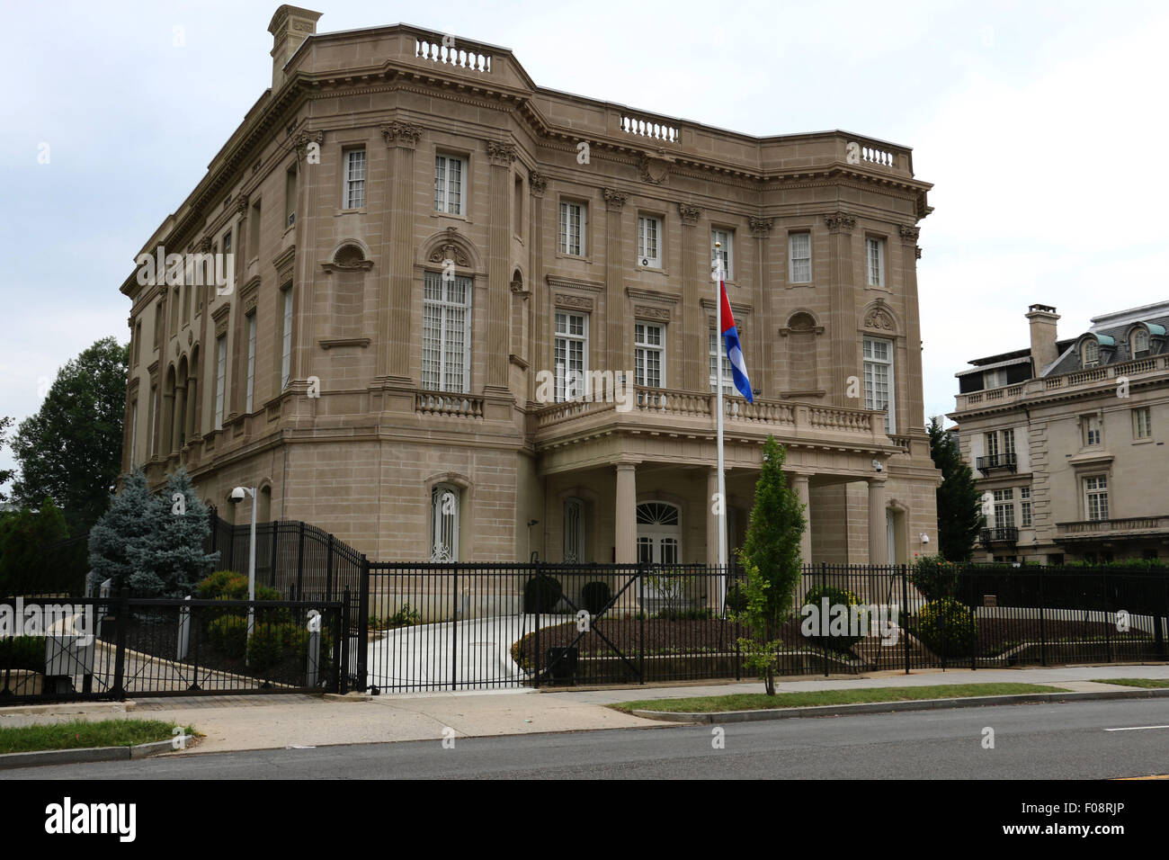 New Cuban embassy Washington D C Stock Photo - Alamy