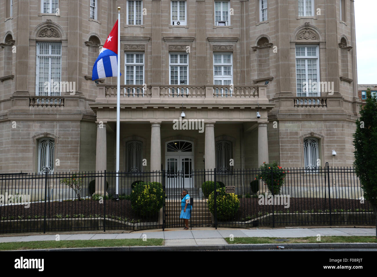 New Cuban embassy Washington D C Stock Photo - Alamy