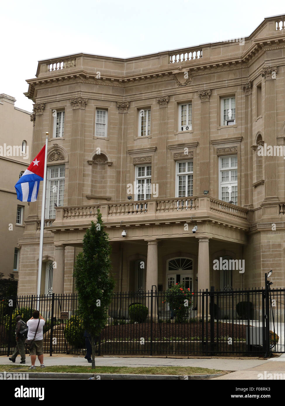 New Cuban embassy Washington D C Stock Photo - Alamy