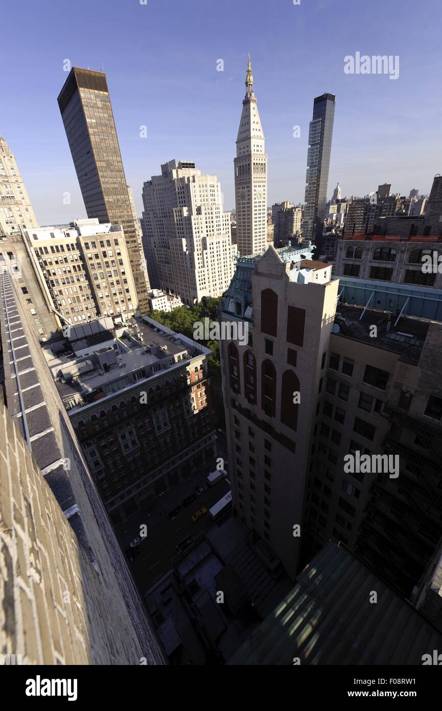 View of the urban canyons of Manhattan, USA Stock Photo - Alamy
