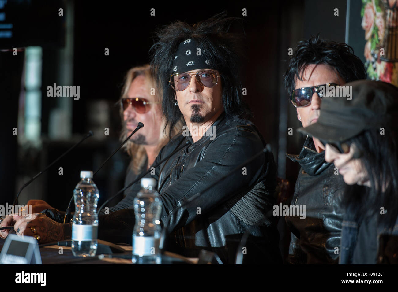 Motley Crue final tour press conference held at the Law Society ...