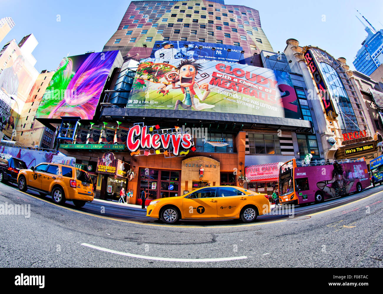 NEW YORK - SEPT 22: Times Square and 42nd Street is a busy tourist ...
