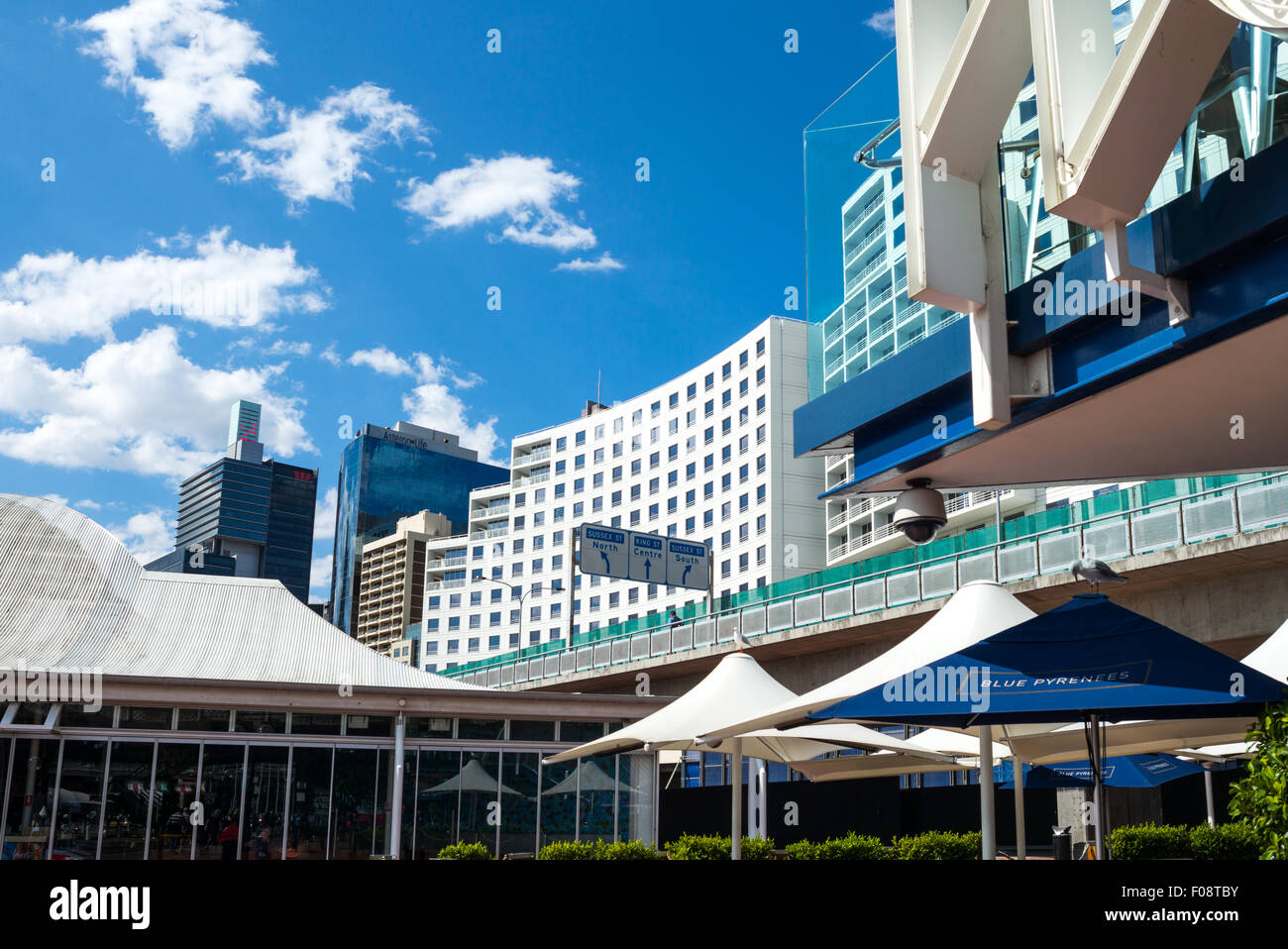 Australia, Sydney, modern buildings and tourist facilities in Darlin ...