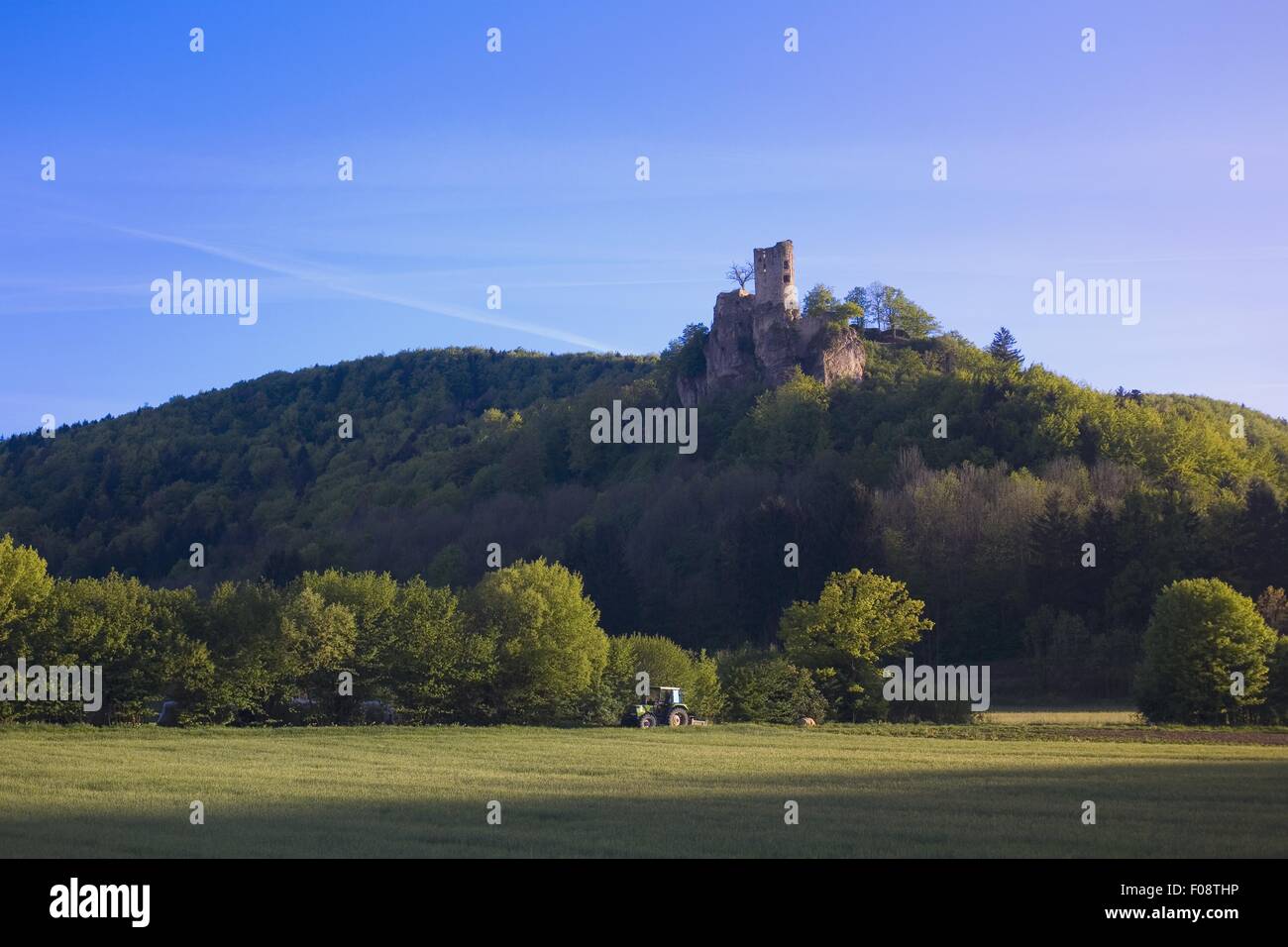 Ruins of Neideck Castle in Wiesenttal, Franconian Switzerland, Bavaria ...