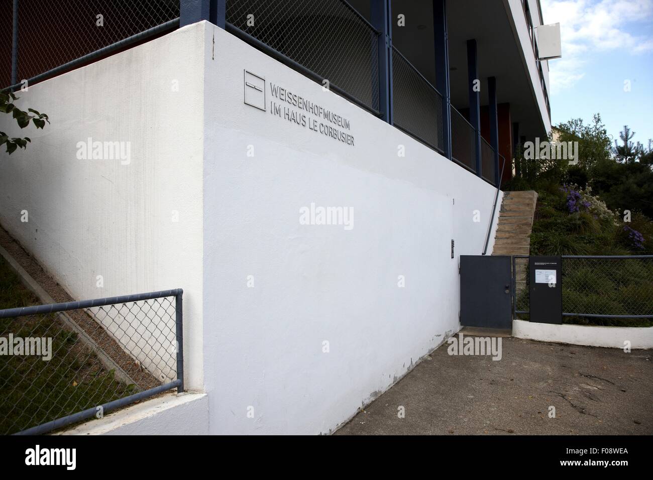Weissenhof museum in the house le corbusier hi-res stock photography ...