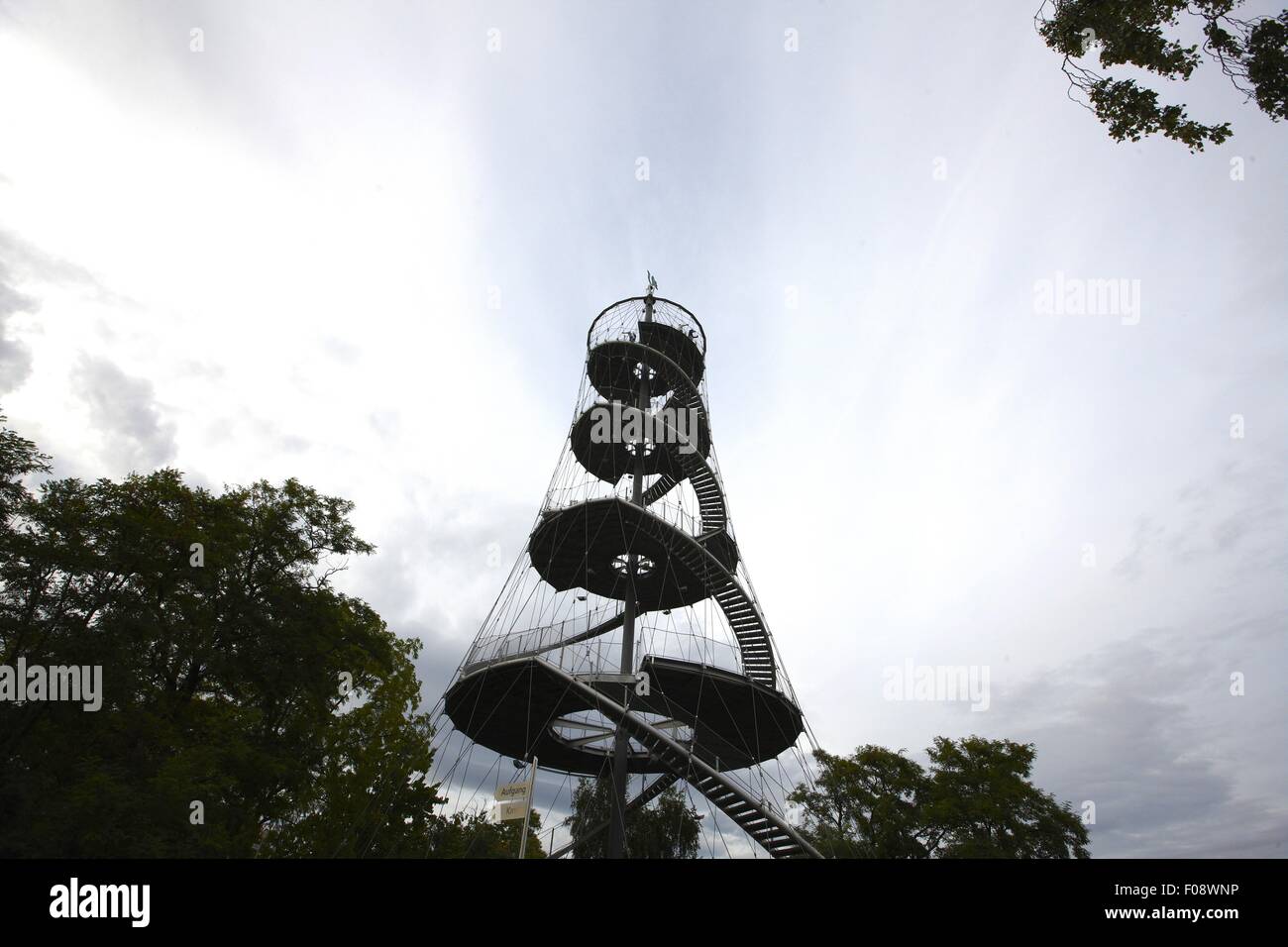 Low angle view of Killesbergturm in Stuttgart, Germany Stock Photo - Alamy