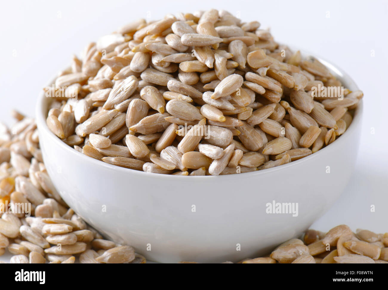 Raw hulled sunflower seed kernels Stock Photo - Alamy