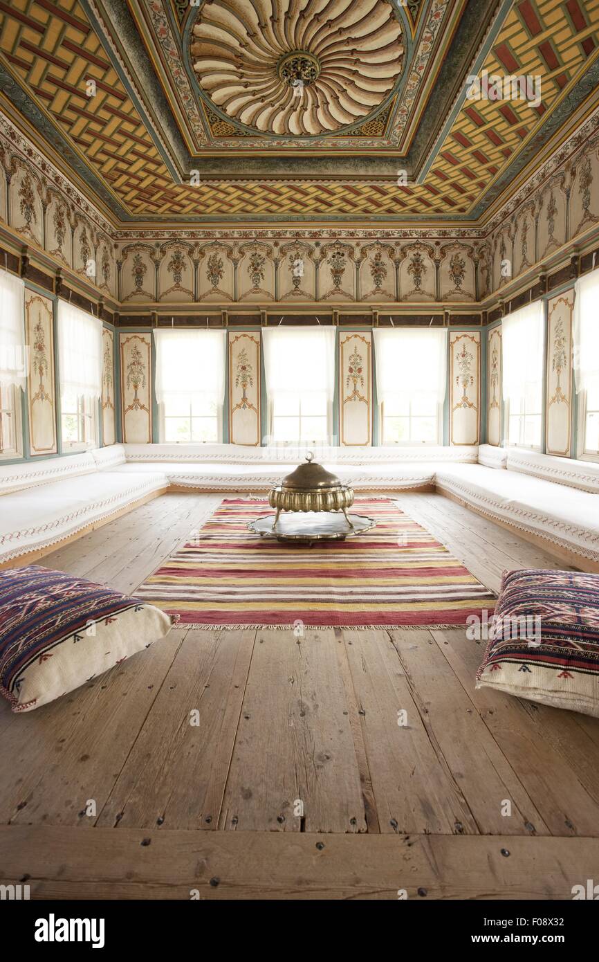 Mehmet Ali Aga Mansion with ottoman style interior in Turkey Stock ...