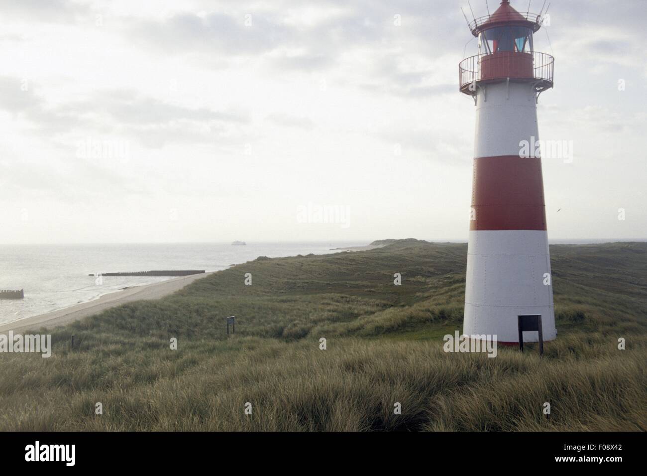 View of lighthouse and sea in Sylt, Germany Stock Photo - Alamy