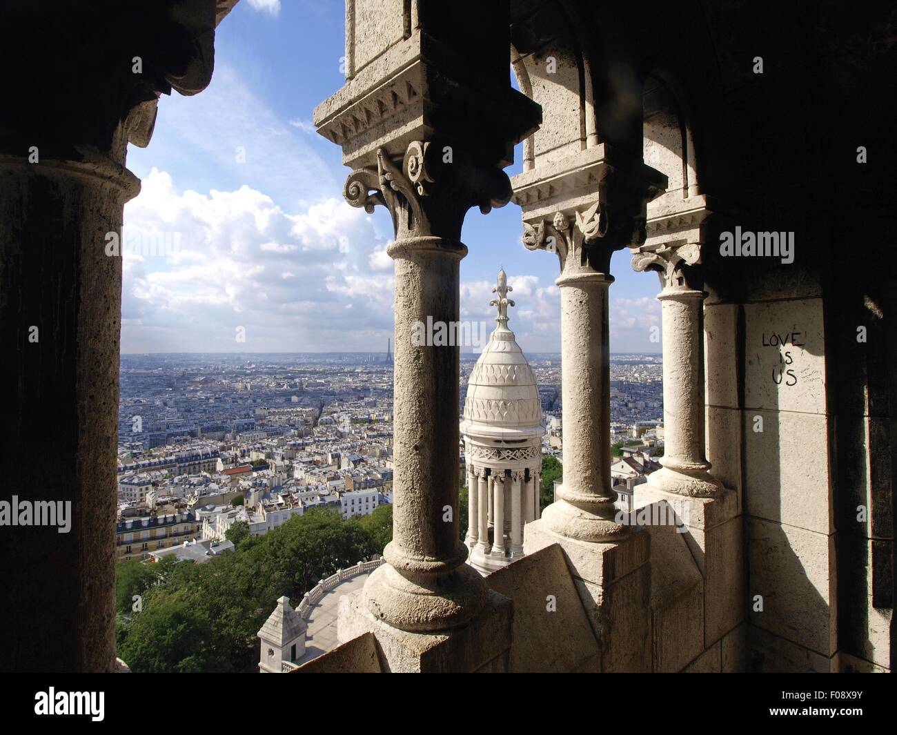 View of city from Sacre Coeur in Paris, France Stock Photo - Alamy